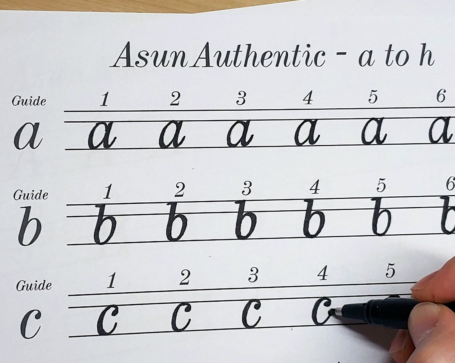 Italic Calligraphy Trace Template | Italic Alphabet Practice Sheet for ...