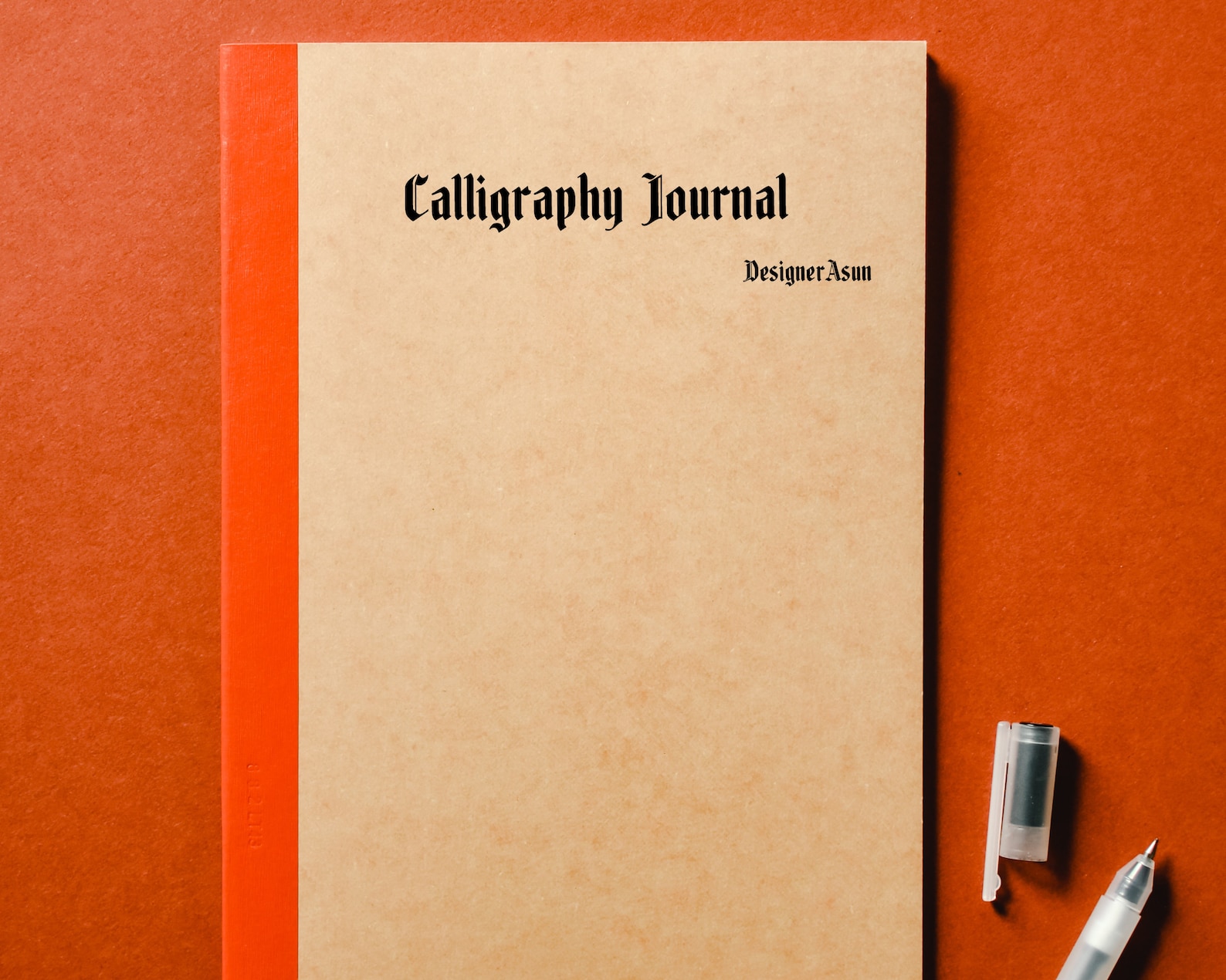 Gothic Calligraphy Blank Template for Tracing, Handwritten Gothic ...