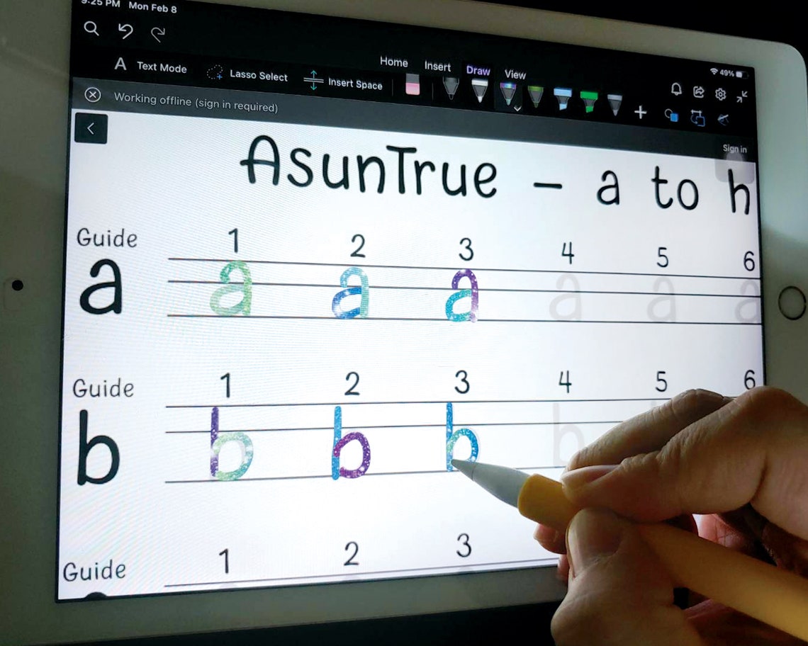 Nice Handwriting Template You Can Do at Home | Pretty Handwriting ...