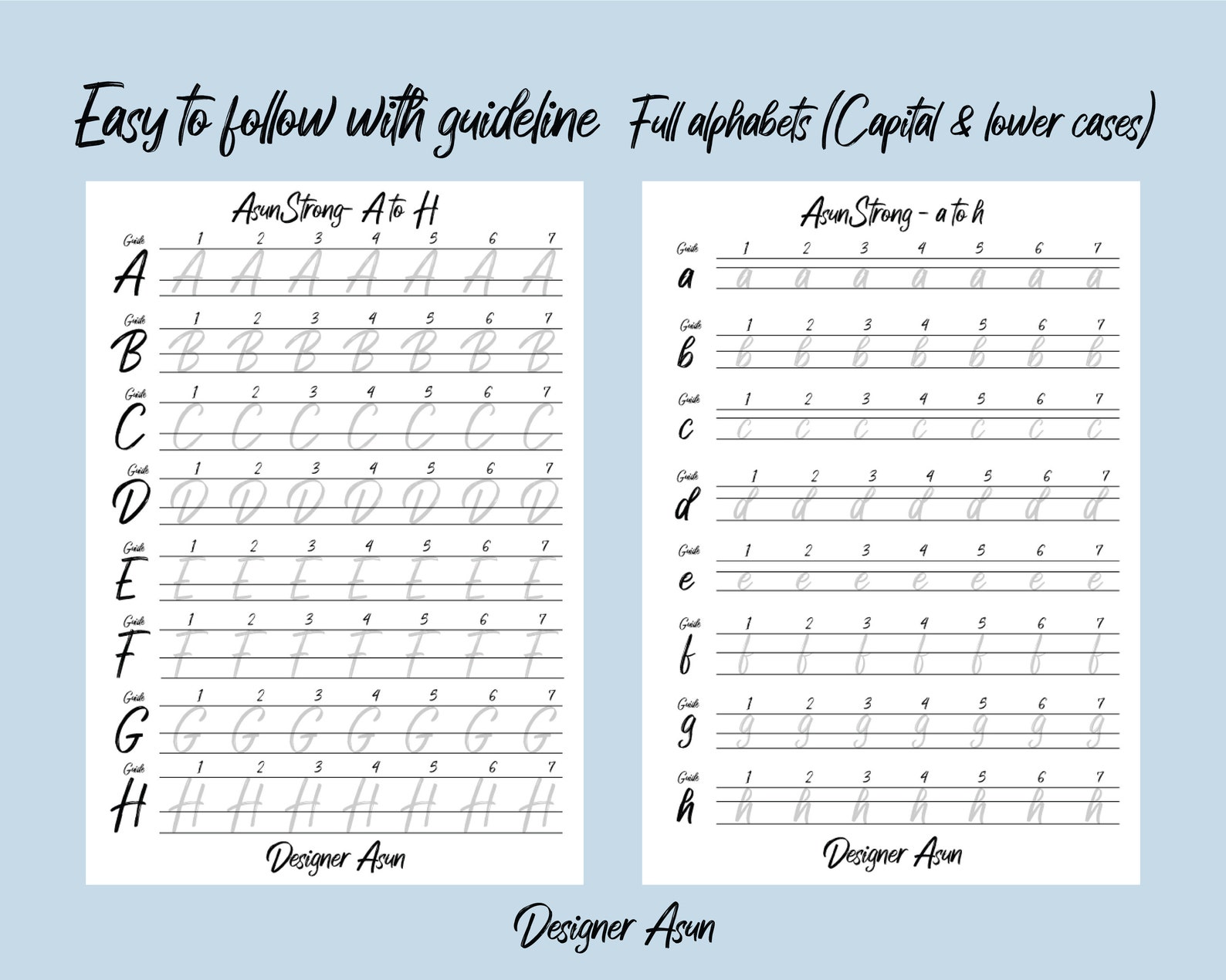 Manly & Rough Handwriting Style Template Handwriting Worksheet ...