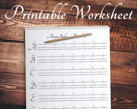 Printable Italics Worksheets