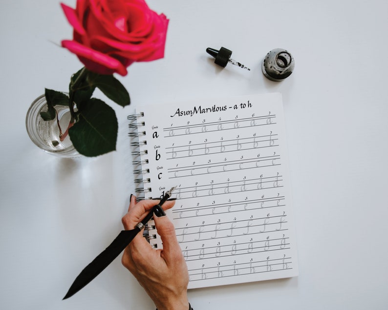 Classic Italic Alphabet Printables | Italic Handwriting Practice Sheet ...