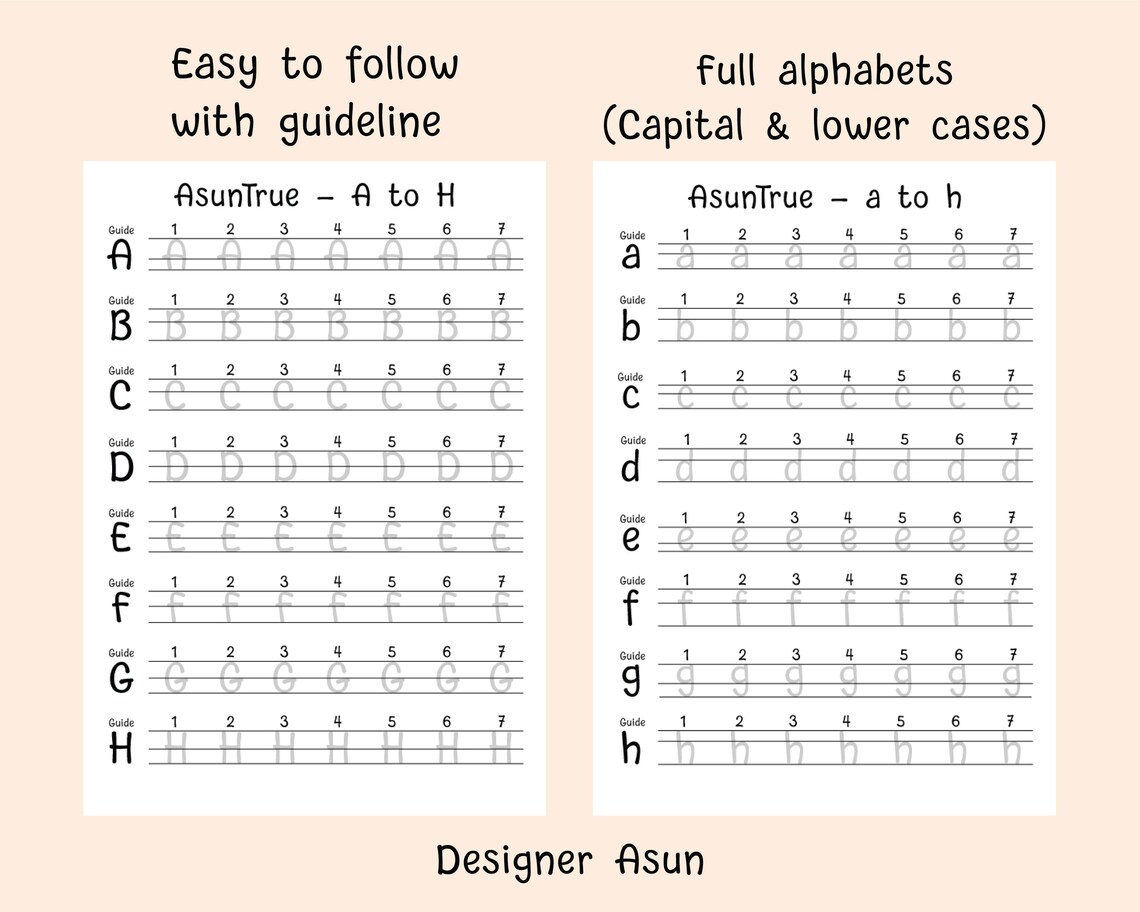 Nice Handwriting Template You Can Do at Home | Pretty Handwriting ...