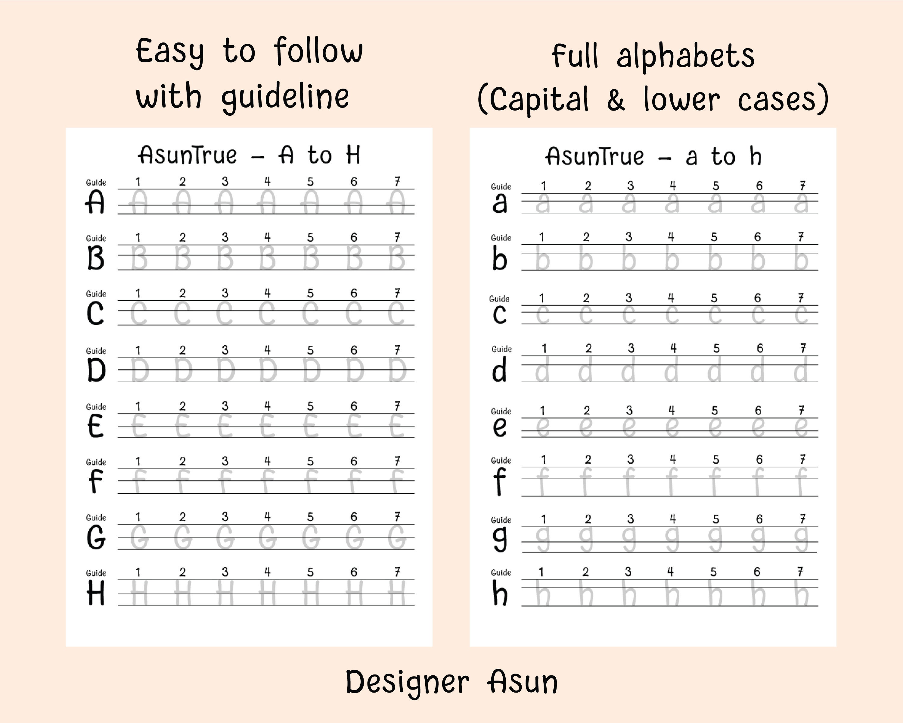 Nice Handwriting Template You Can Do at Home | Pretty Handwriting ...