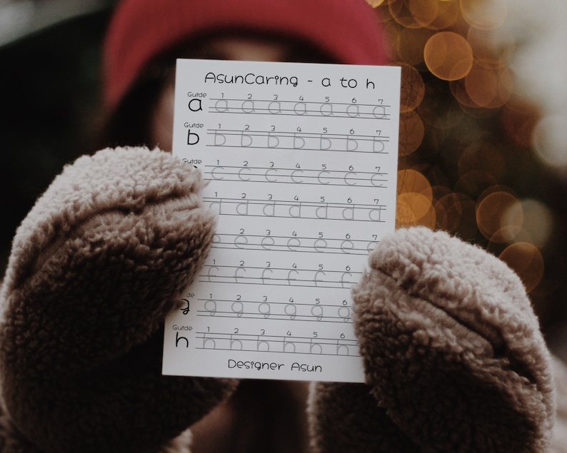 Printable Handwriting Practice Template | Print Handwriting Workbook at ...