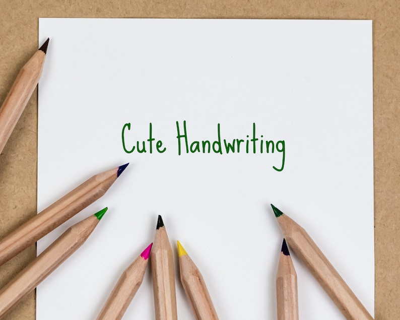 Cute Handwriting Paper for Penmanship Beginner, Handwriting Blank ...