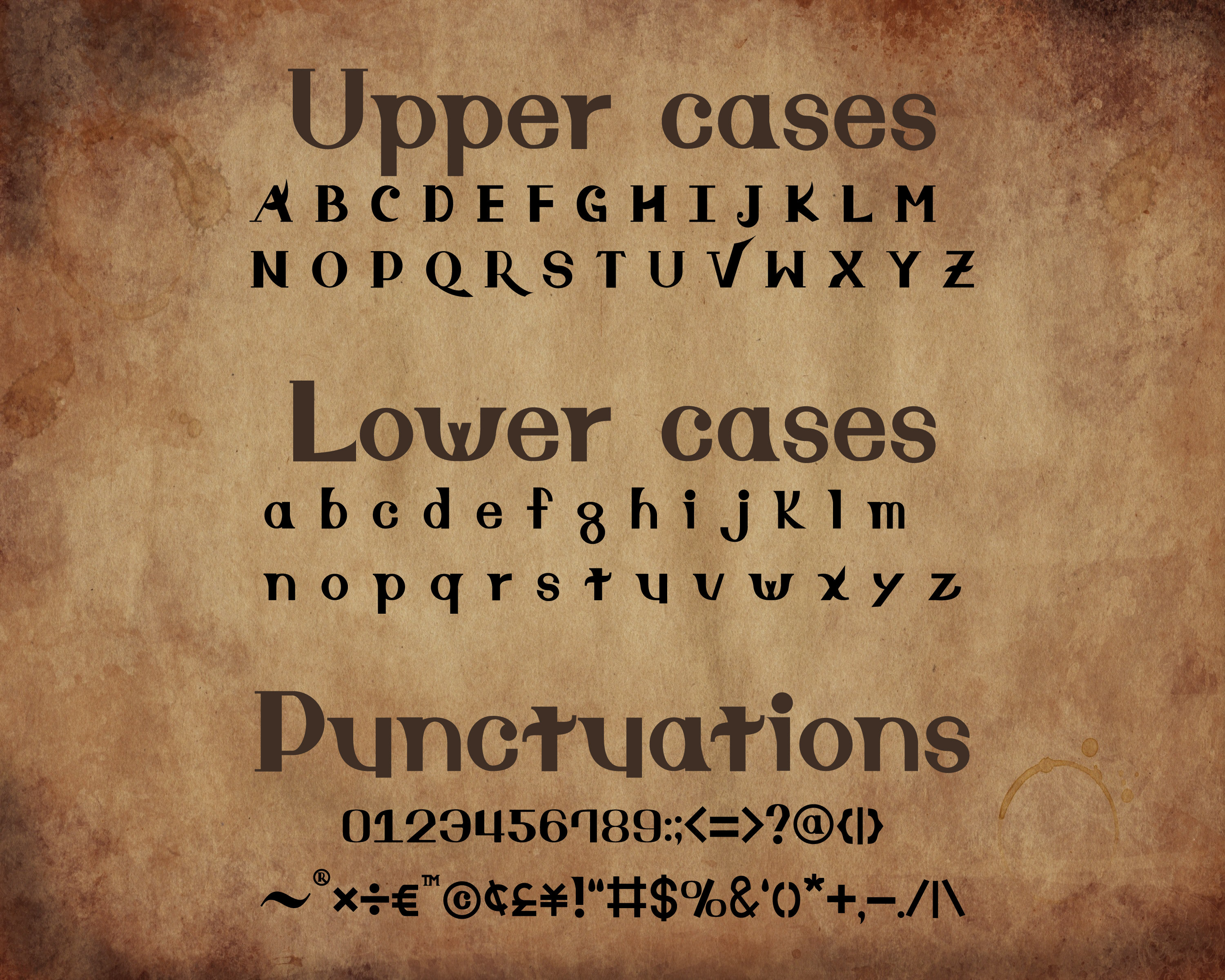 Vintage Style Hand-drawn Serif Font Fancy Handwriting Font | Etsy