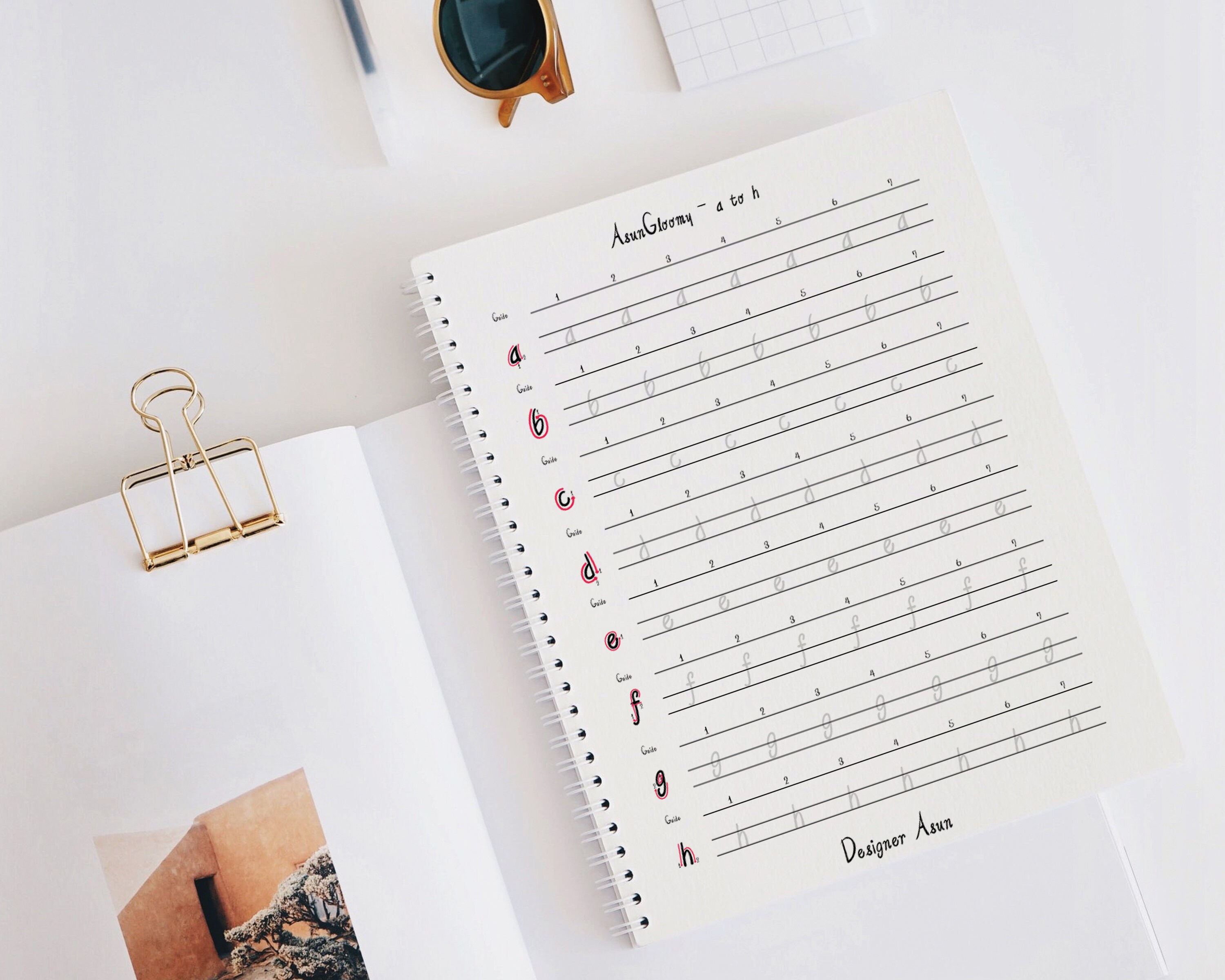 Brush Hand Lettering Worksheet PDF, Printable Brush Alphabet Tracing ...