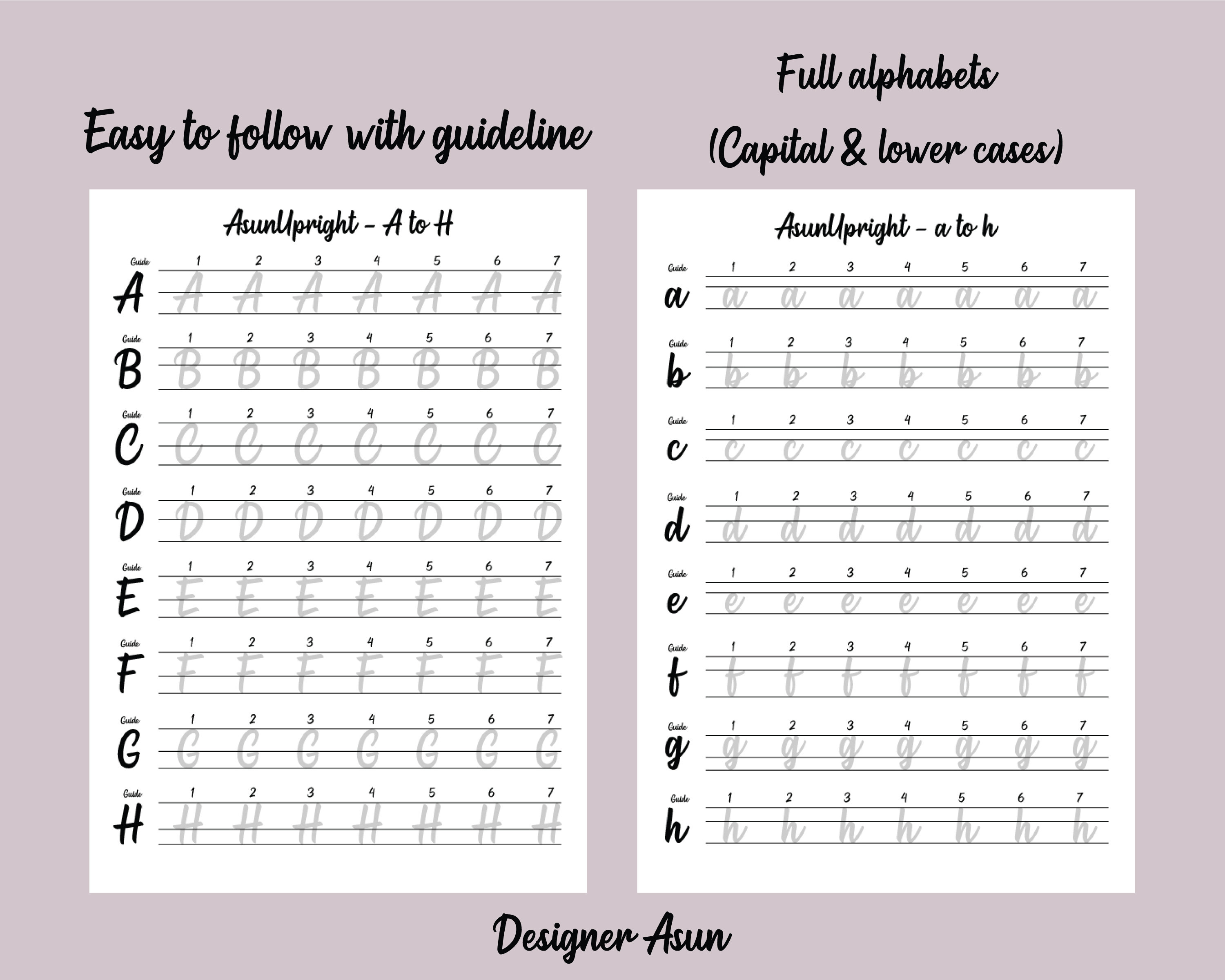 Cursive Alphabet Worksheet Template Cursive Handwriting Practice for ...