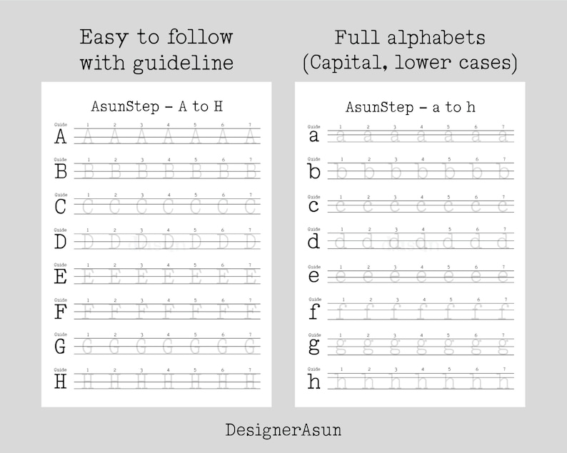 Neat Typewriter Printable Workbook for Adult, Typewriter Penmanship ...