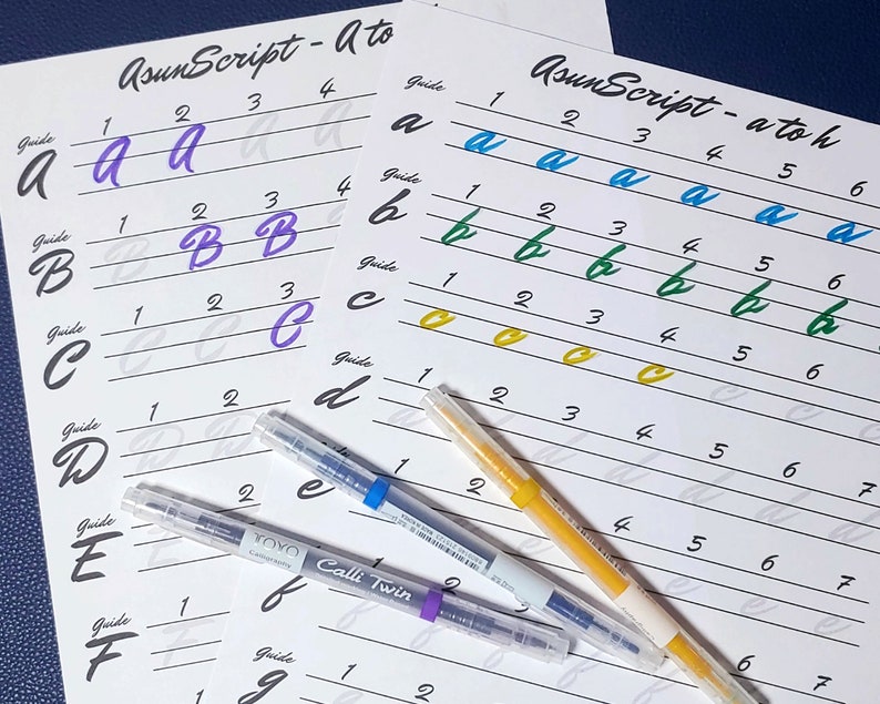 Handwriting Script Worksheet Script Calligraphy Practice Sheet ...