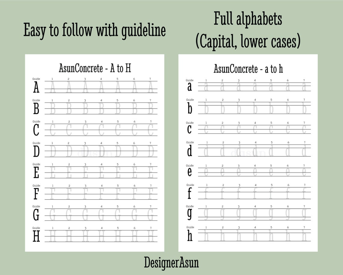 Typewriter Handwriting Practice Sheet Neat Typewriter Tracing - Etsy