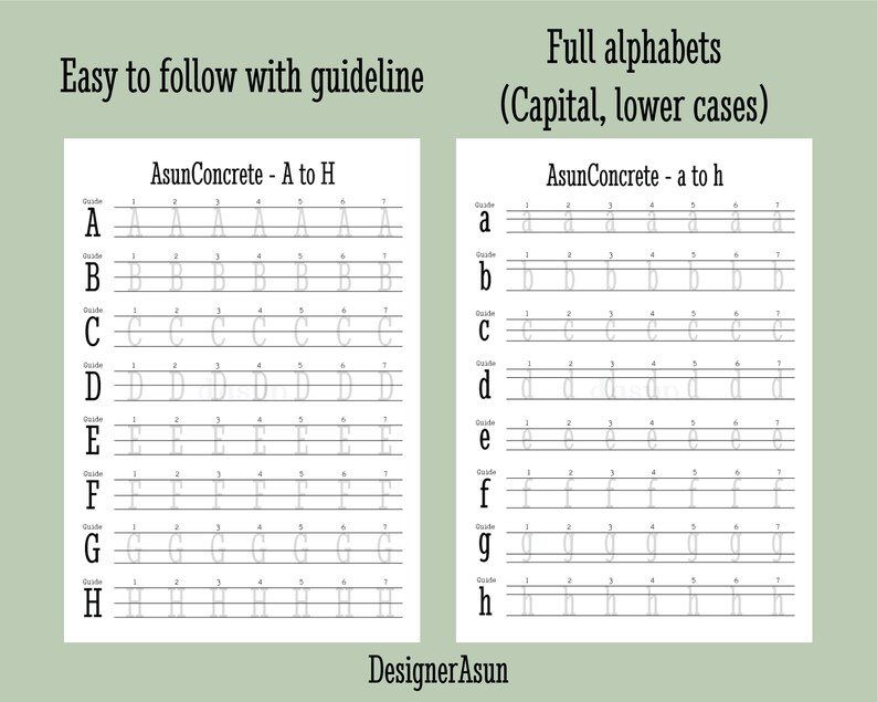 Typewriter Handwriting Practice Sheet, Neat Typewriter Tracing ...