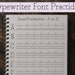 How to Write Like A Pro Typewriter Typewriter Handwriting Worksheet ...