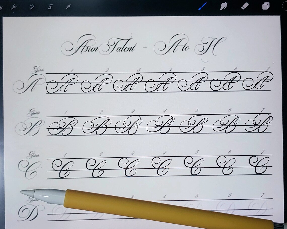 Copperplate Calligraphy Starter Workbook Kit, Creative Hobbies to Do ...