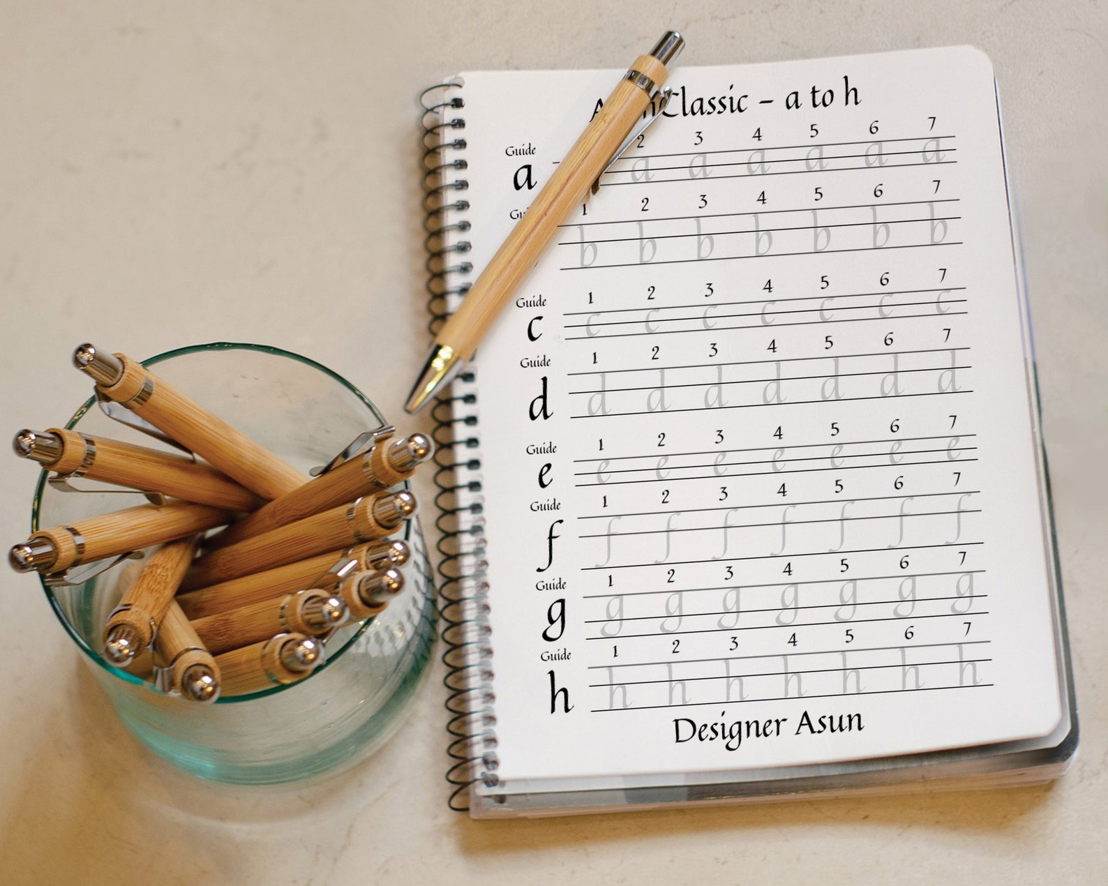 Italic Calligraphy Worksheet | Learn Italic Calligraphy Font ...