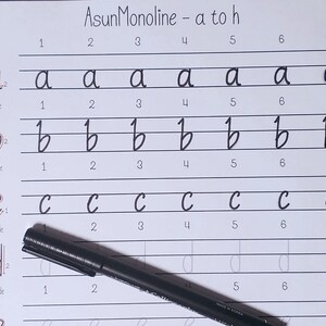 Printable Lettering Worksheet for Adult | Practice Neat Handwriting ...