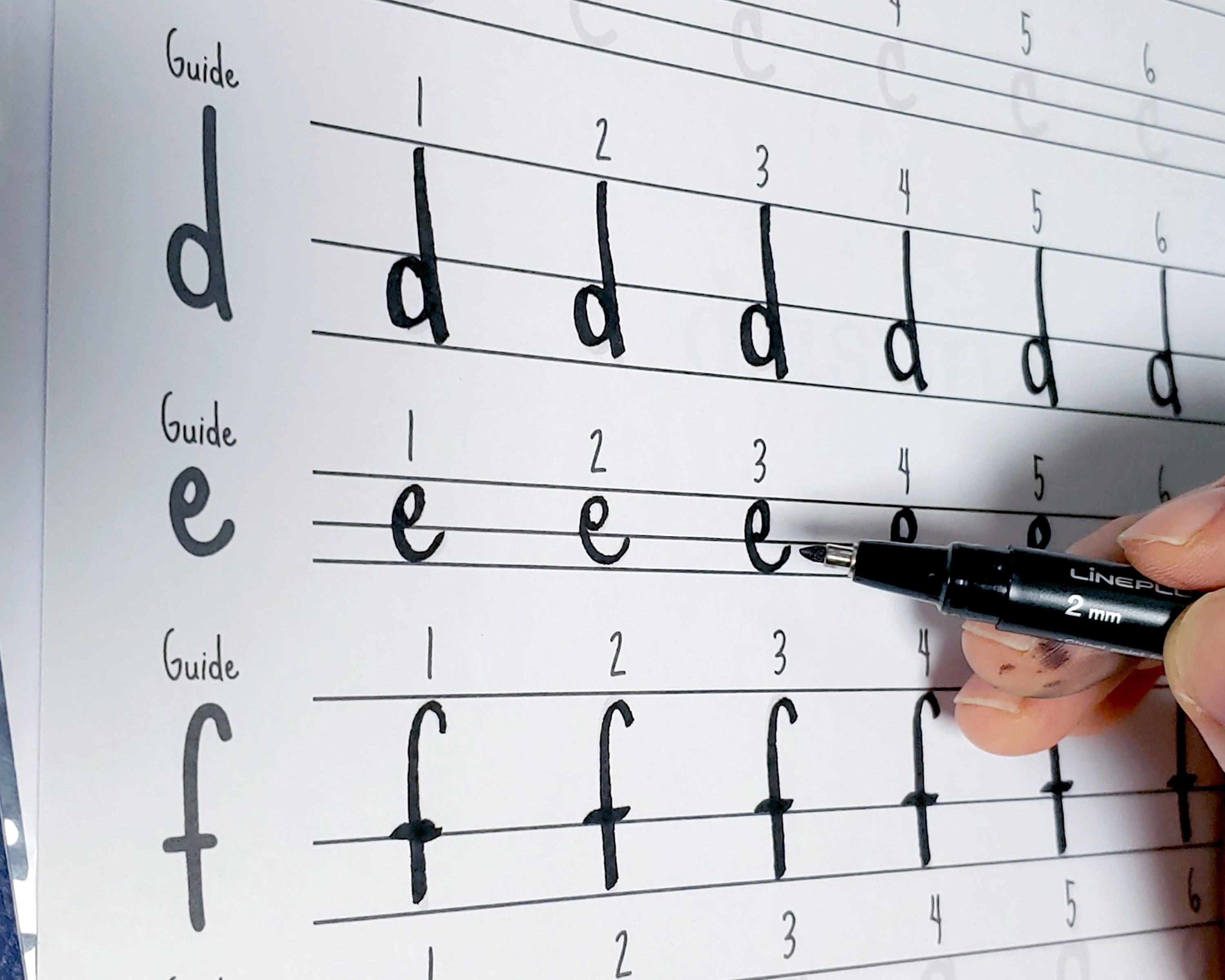 Cute Handwriting Paper for Penmanship Beginner, Handwriting Blank ...