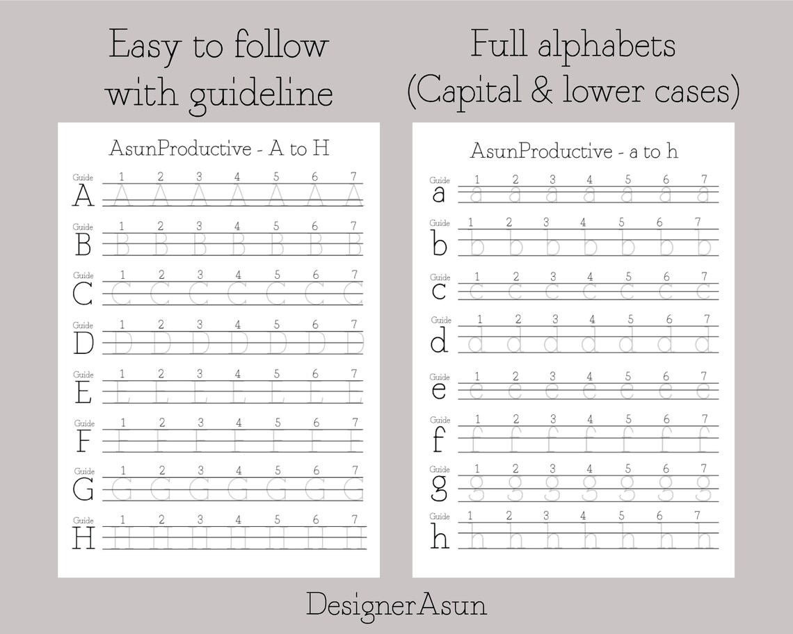 How to Write Like A Pro Typewriter Typewriter Handwriting | Etsy