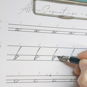 Printable Signature Calligraphy Worksheet | Make My Own Signature ...