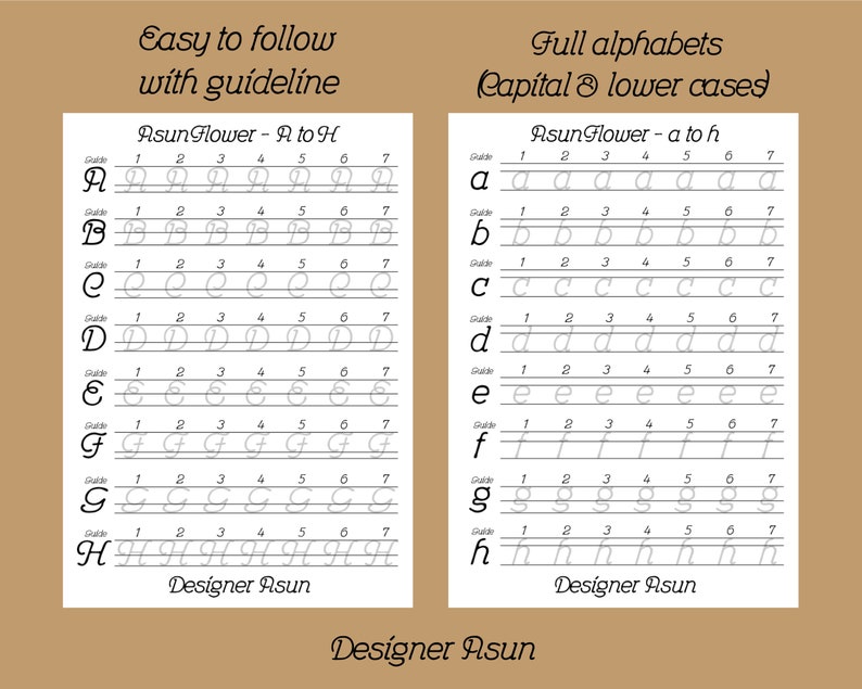 Cute Print Handwriting Practice Sheet Handwriting Worksheet - Etsy