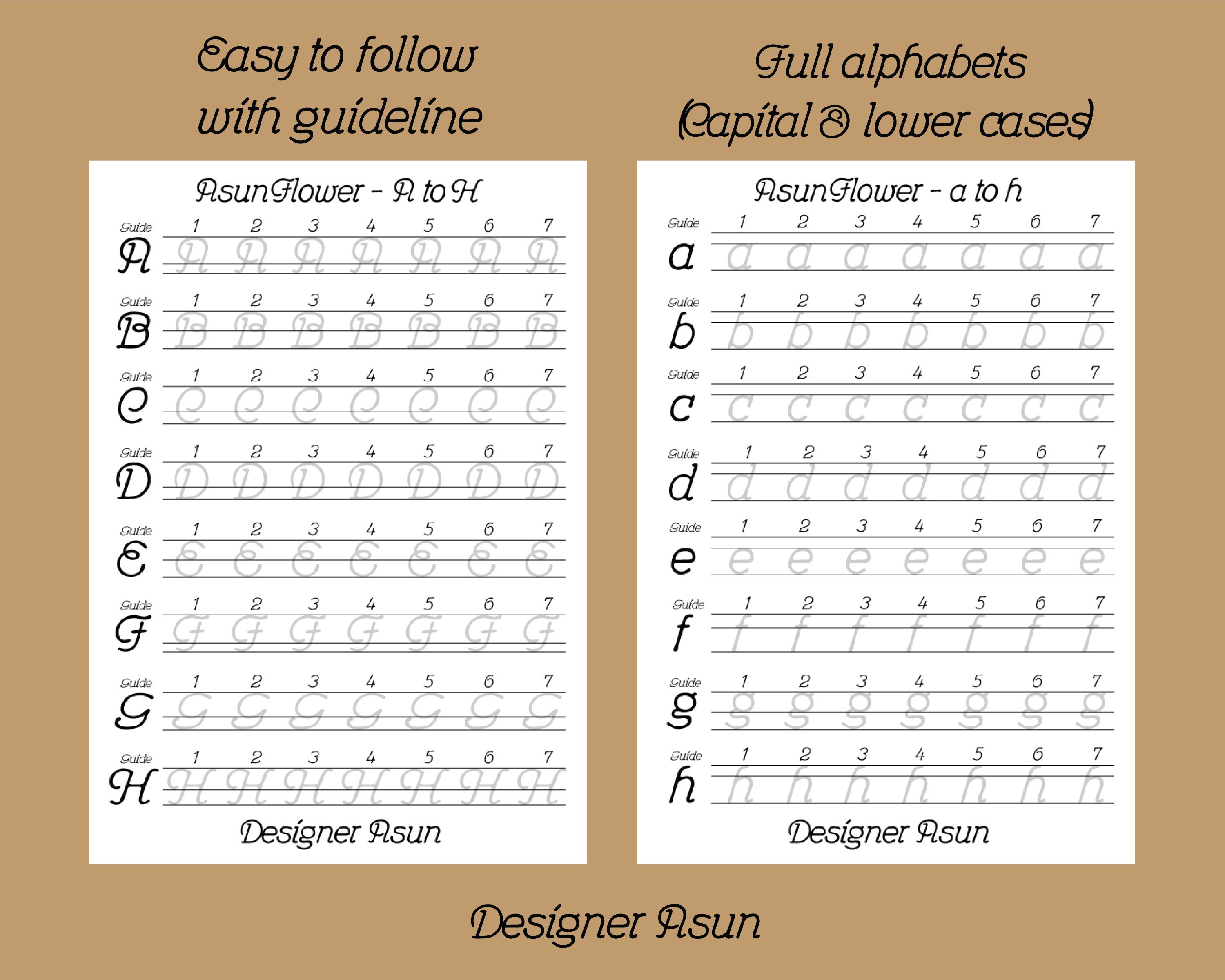 Cute Print Handwriting Practice Sheet Handwriting Worksheet - Etsy