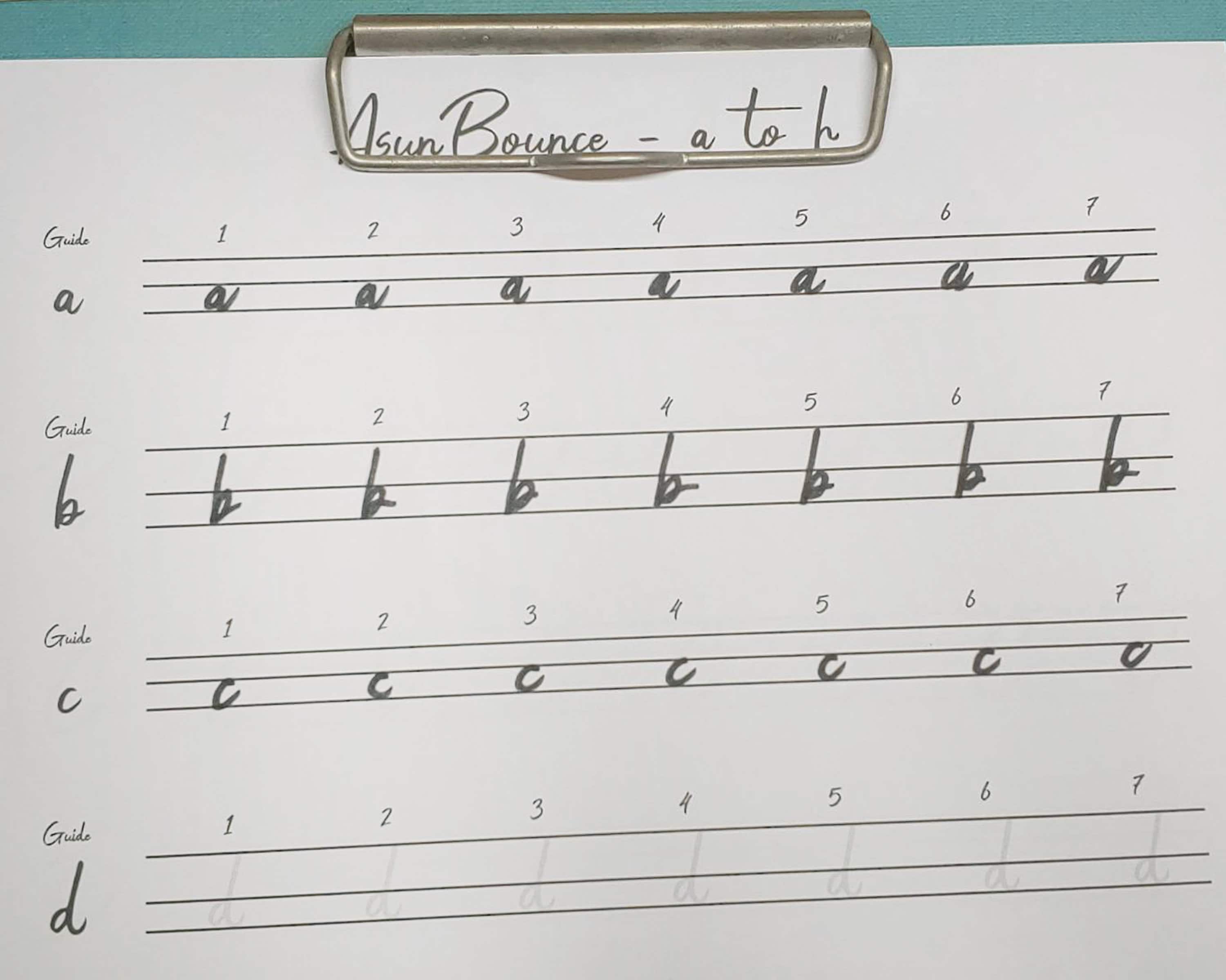 Neat Handwriting Practice Sheet for Adult, Creative Hobby for Girls at ...