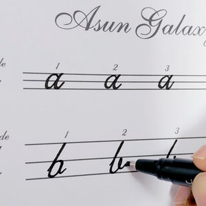 Copperplate Script Tracing Workbook for Calligraphy Beginner ...