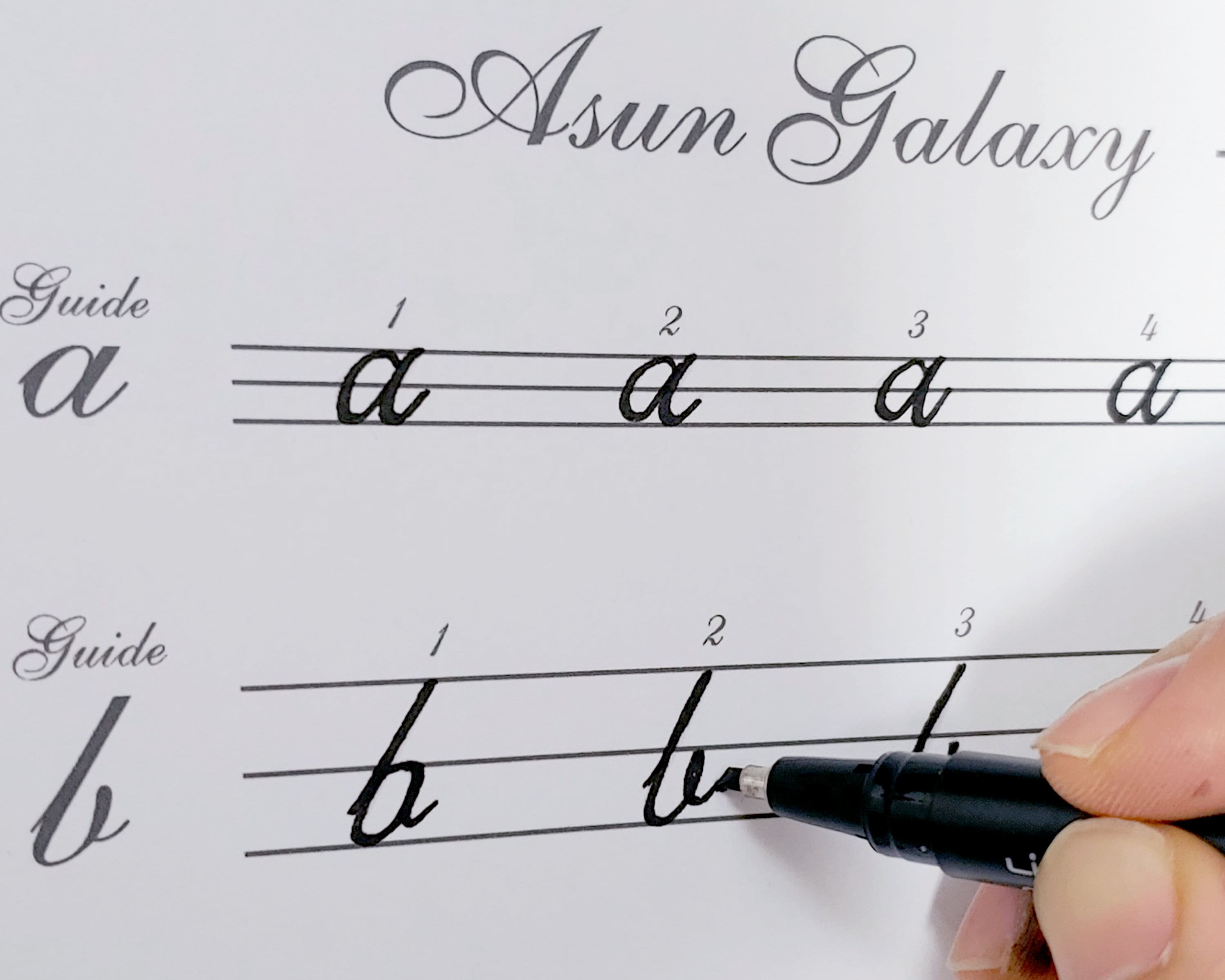 Copperplate Script Tracing Workbook For Calligraphy Beginner | Etsy