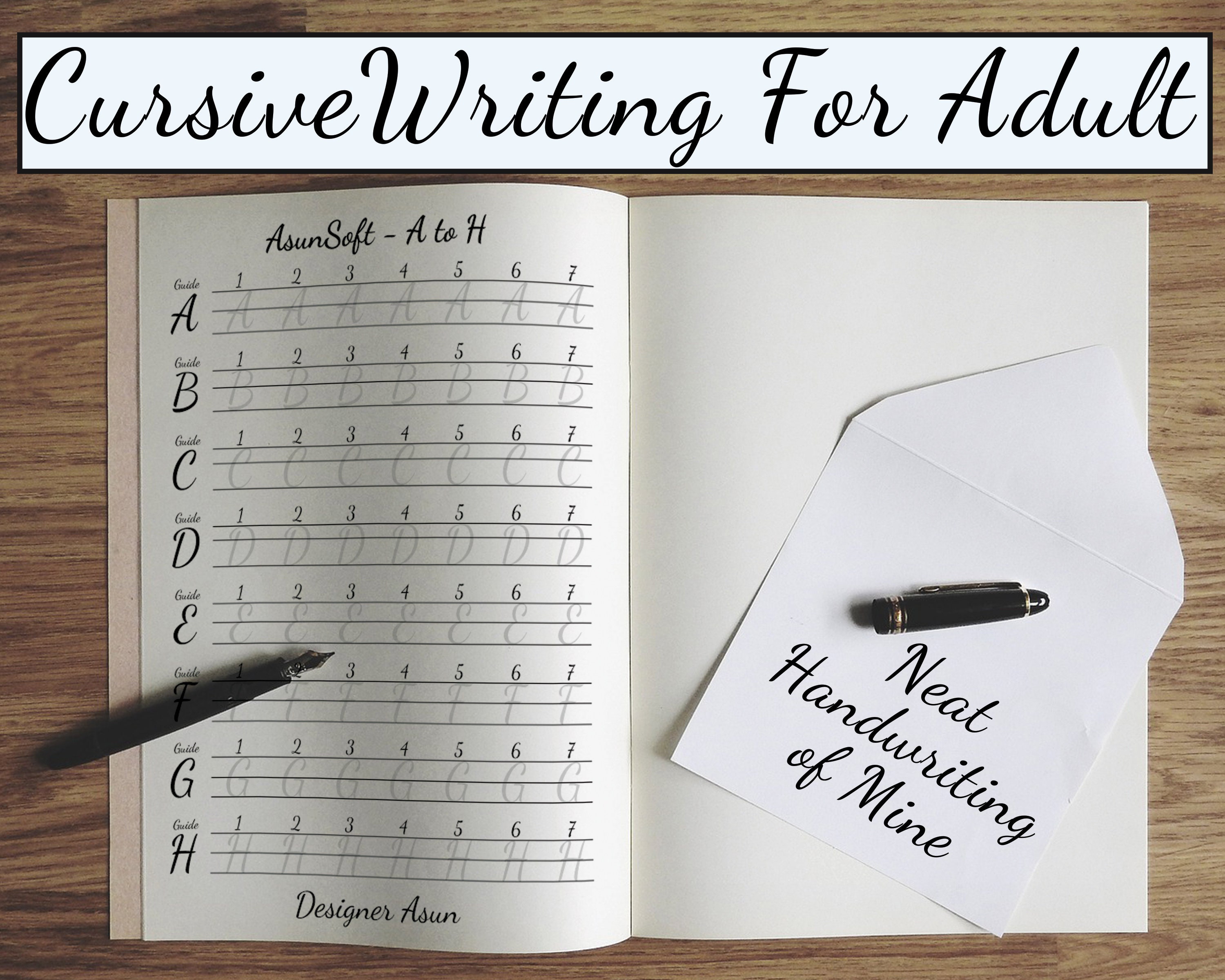 Girly Cursive Alphabet