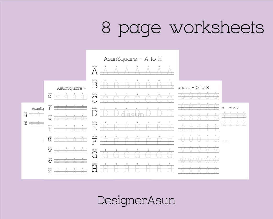 Typewriter Font Alphabet Template, How to Improve Your Handwriting ...
