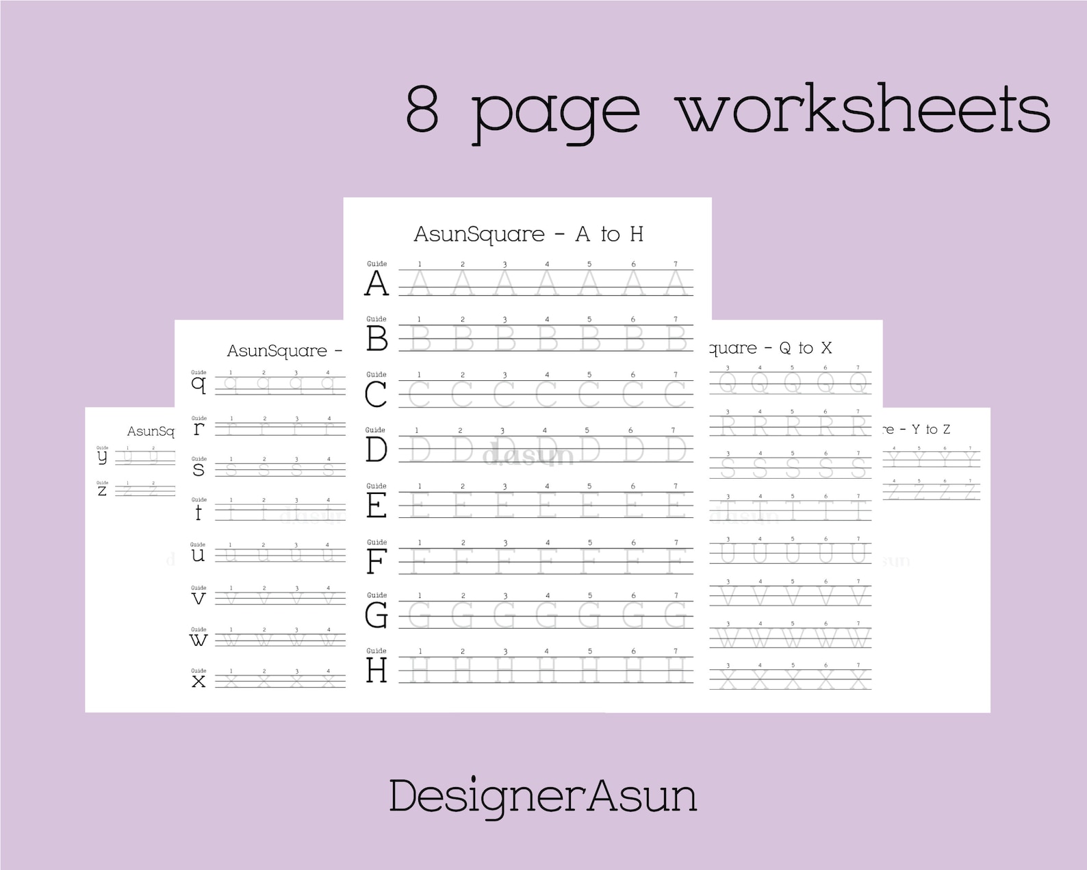 Typewriter Font Alphabet Template How to Improve Your - Etsy