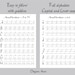 Classic Italic Alphabet Printables Italic Handwriting Practice Sheet ...