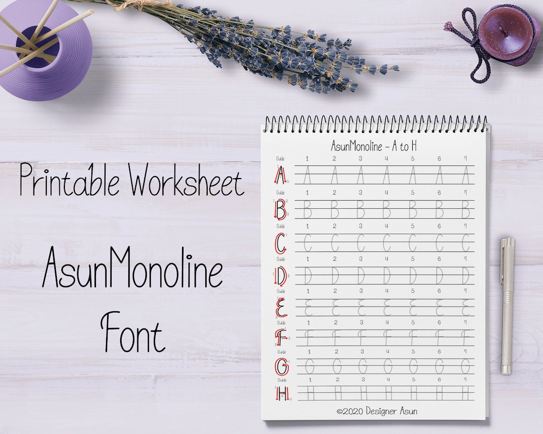 Printable Lettering Worksheet for Adult | Practice Neat Handwriting ...