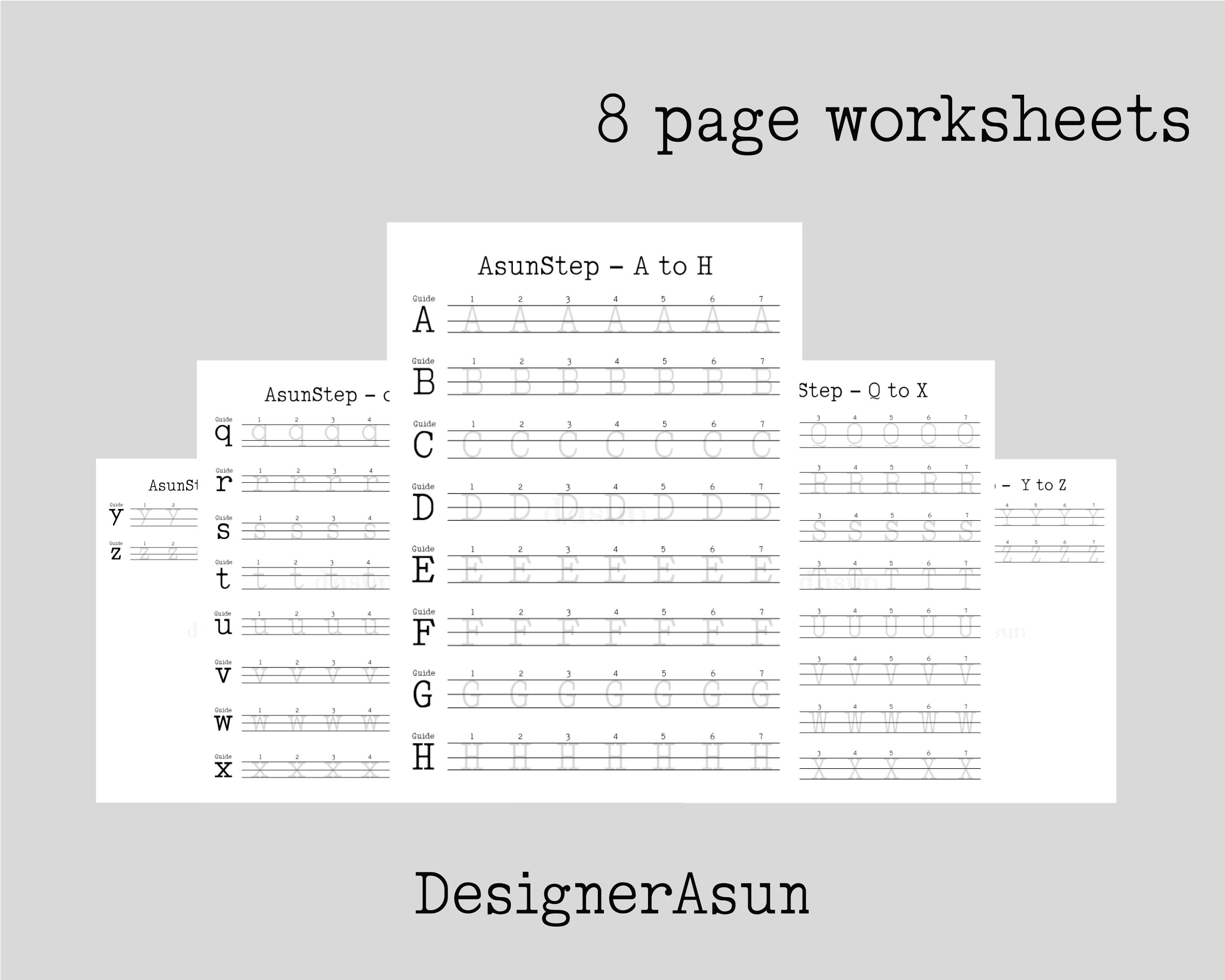 Neat Typewriter Printable Workbook for Adult, Typewriter Penmanship ...