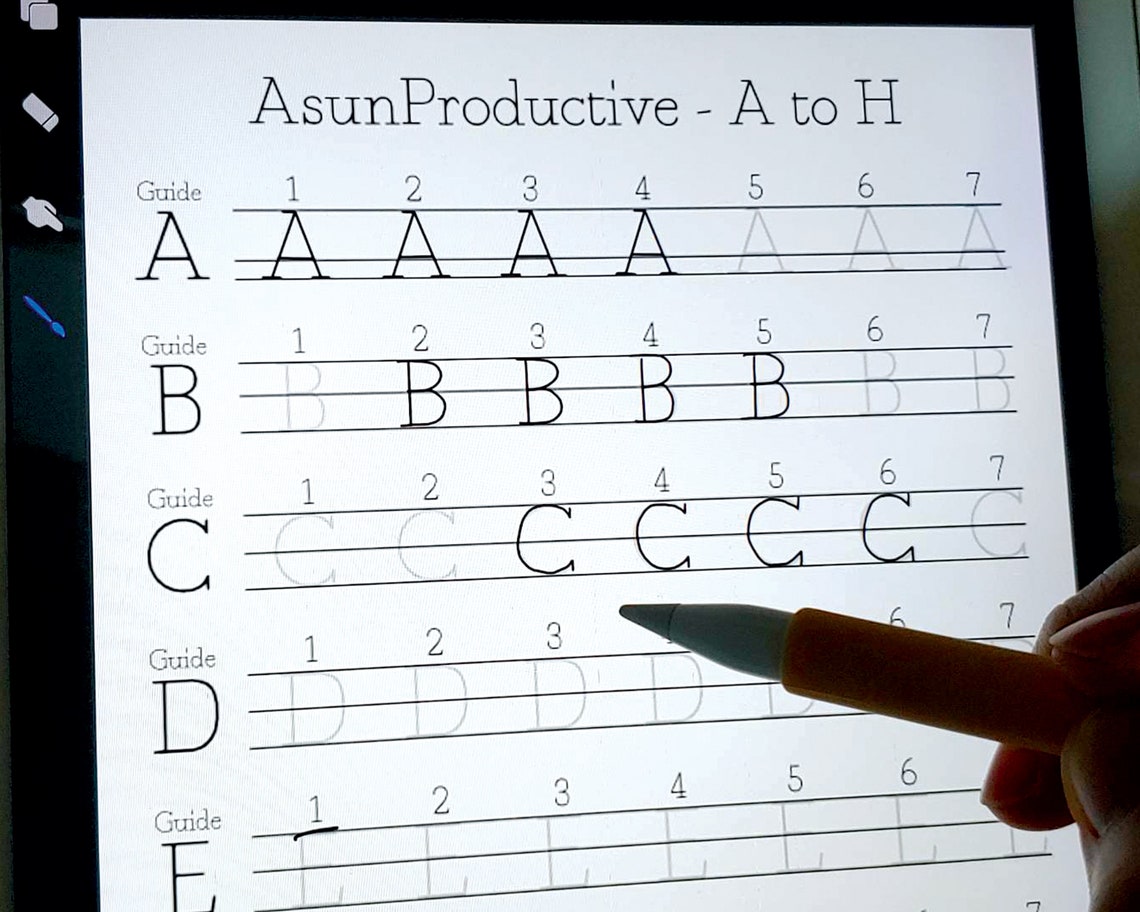 How to Write Like A Pro Typewriter Typewriter Handwriting - Etsy