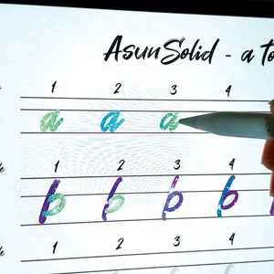 Modern Rough Script Worksheet Template | Rough Handwriting Practice ...