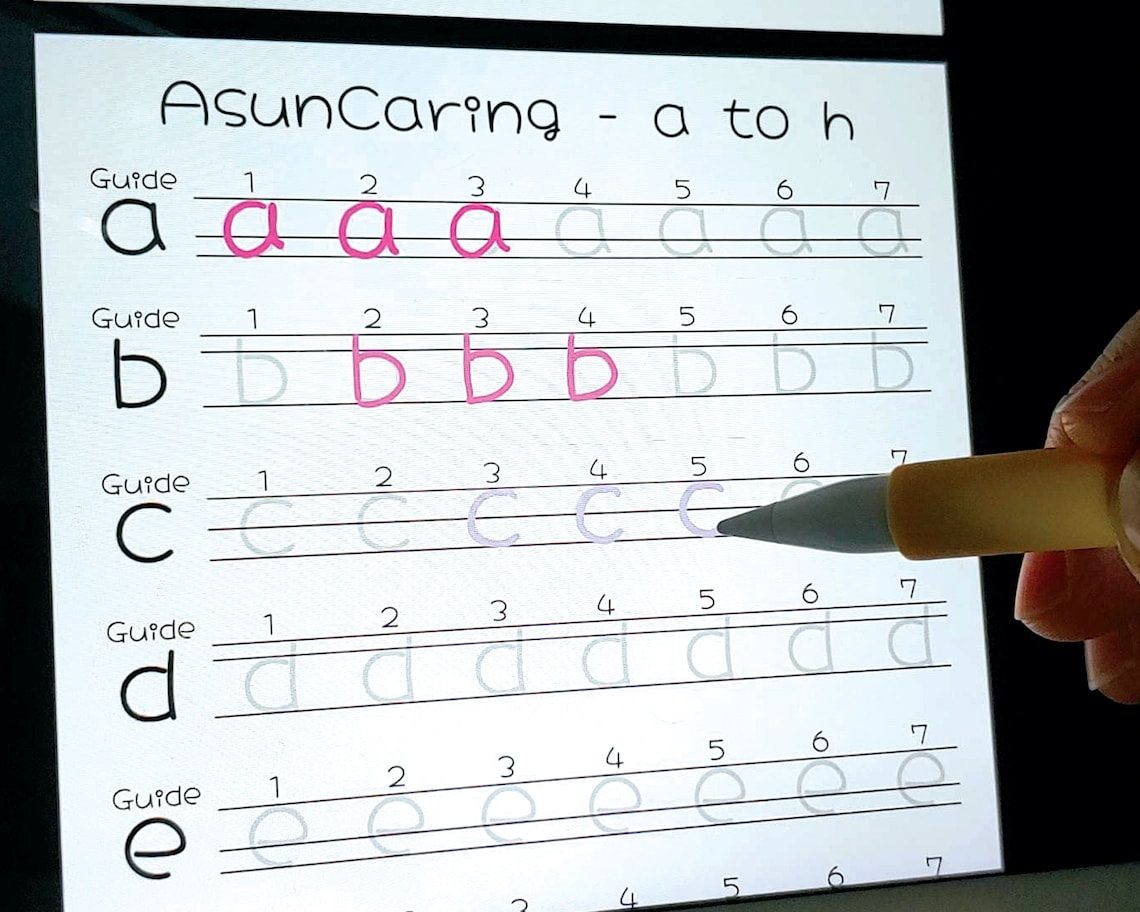 Printable Handwriting Practice Template Print Handwriting Workbook at ...