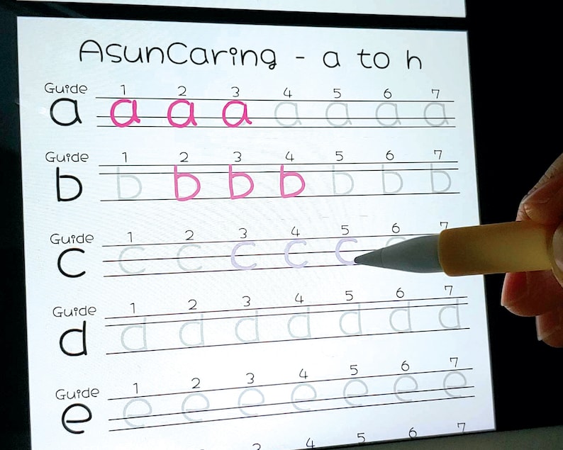Printable Handwriting Practice Template Print Handwriting Workbook at ...
