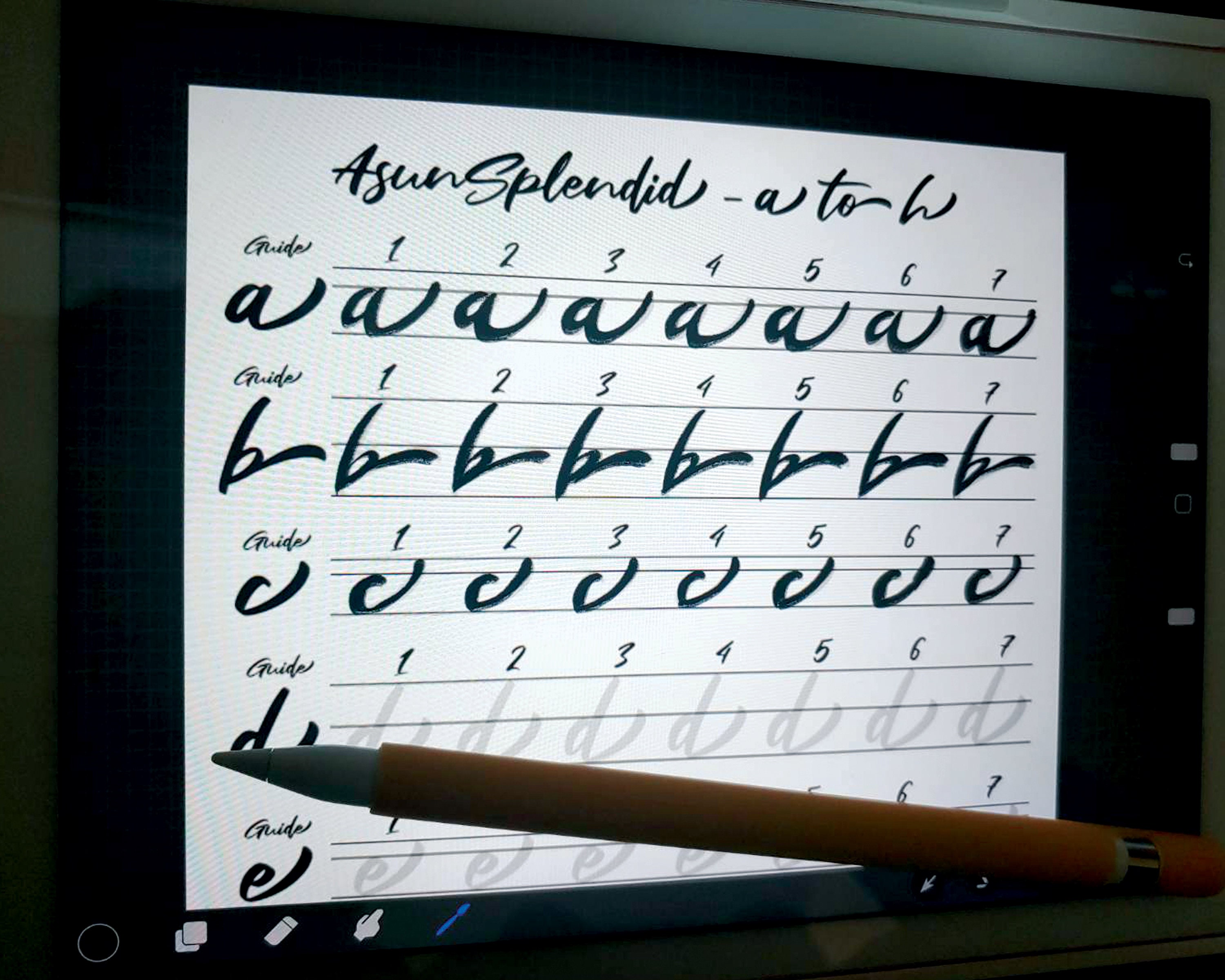 Rough Bold Handwriting Worksheet Printable | Masculine Font Practice ...