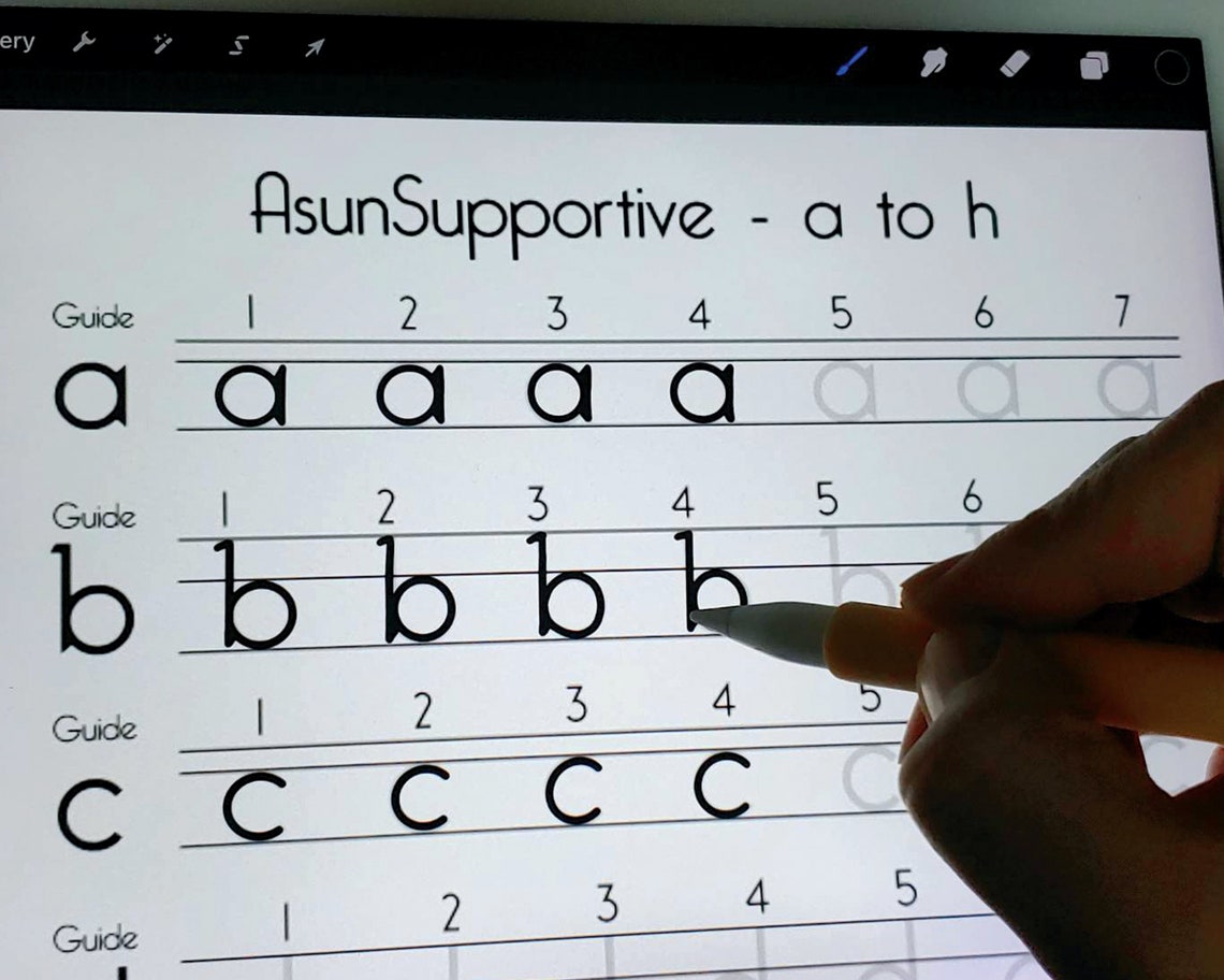 Print Handwriting Practice Guide Blank Handwriting Tracer Page PDF ...