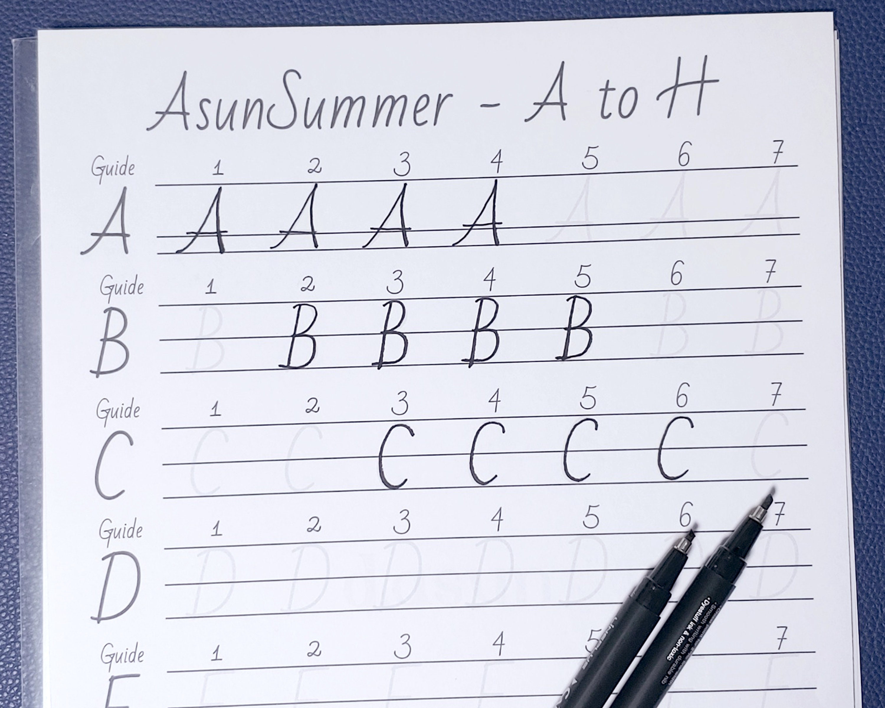 Cute and Friendly Handwriting Practice Sheet for Girls, Handwriting ...