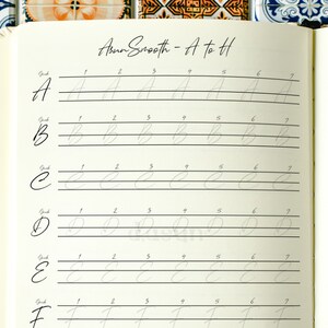 Smooth Autograph Tracing Workbook, Hand-drawn Signature Tutorial With ...