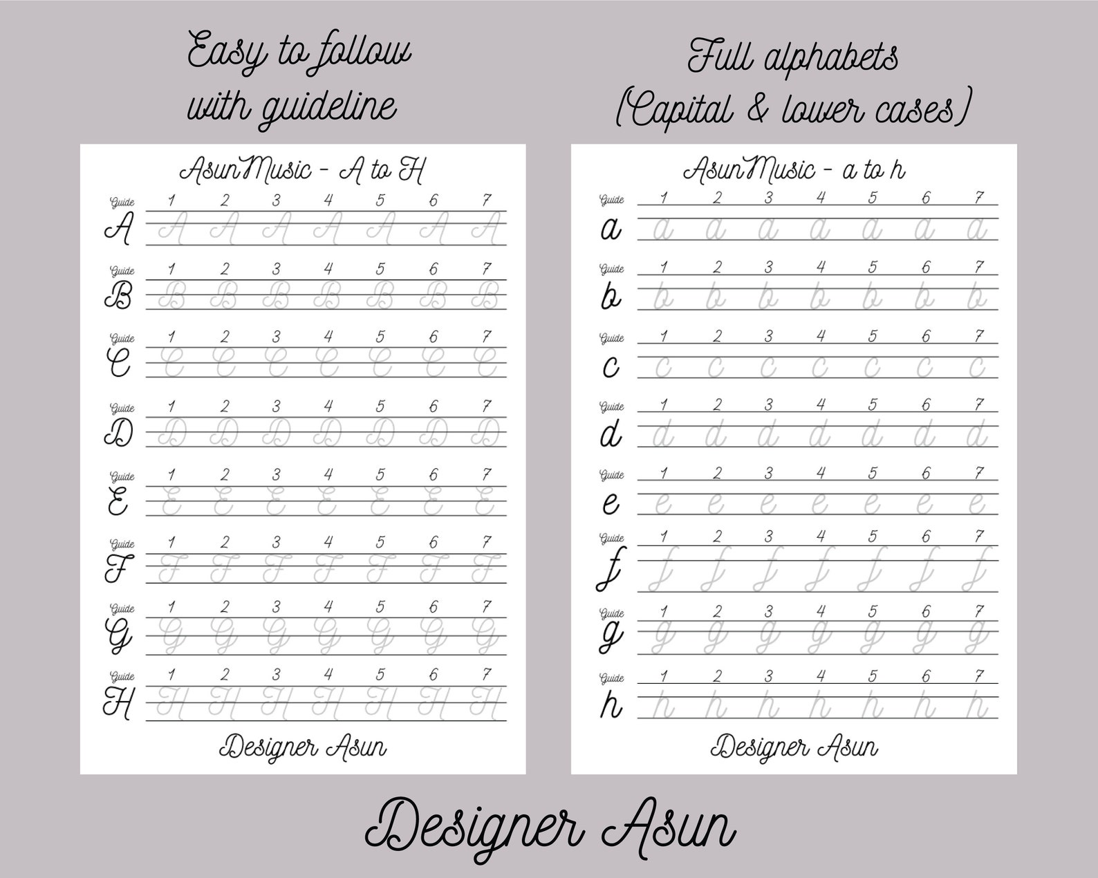 Printable Handwriting Practice Sheets for Adult Cute Handwriting ...