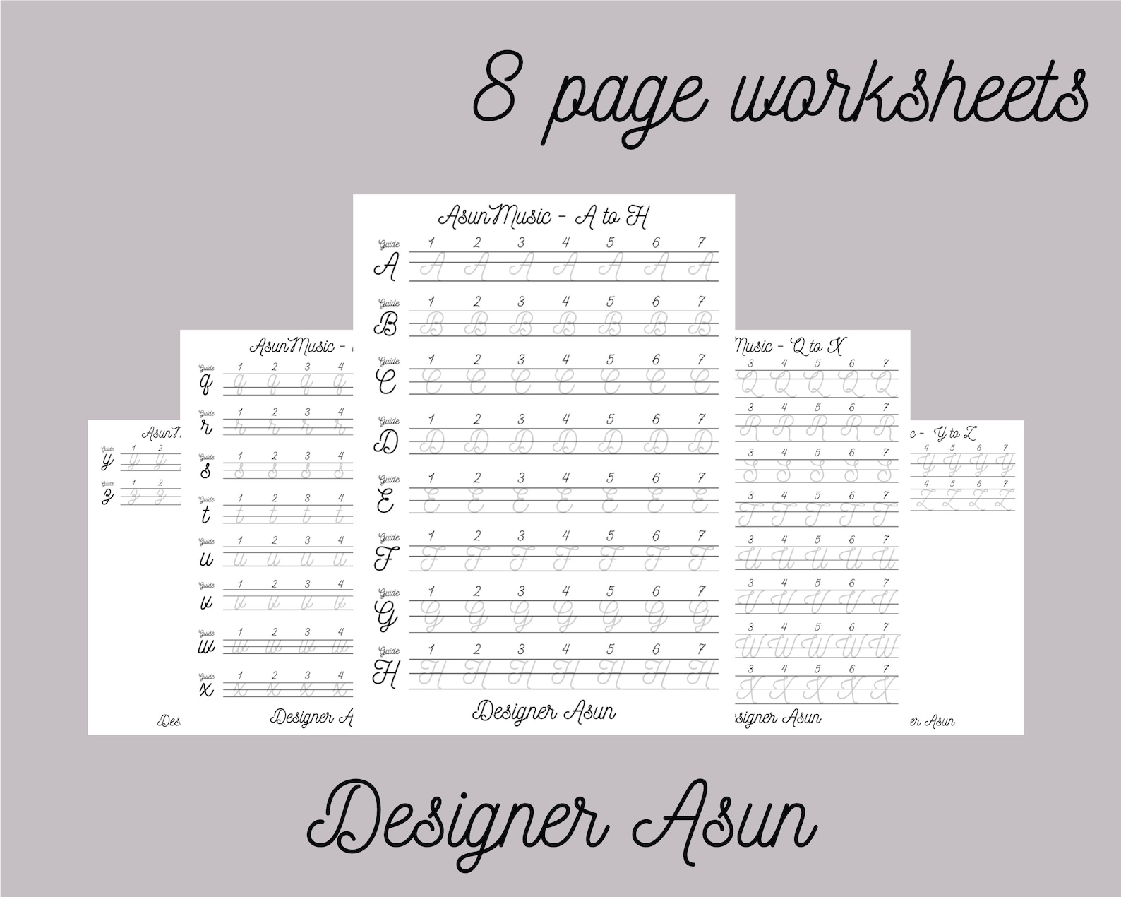 Printable Handwriting Practice Sheets for Adult Cute Handwriting ...
