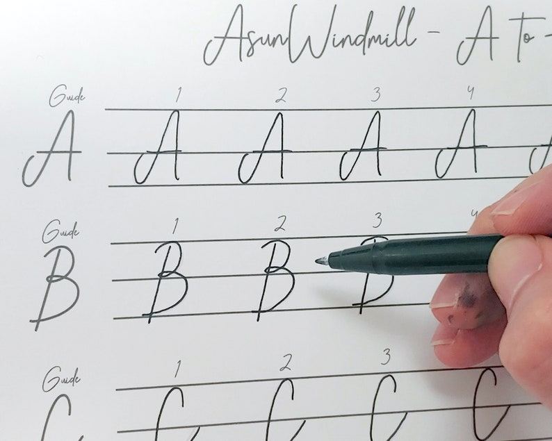 Cute Autograph Practice Sheet for Girls, Printable Signature Worksheet ...