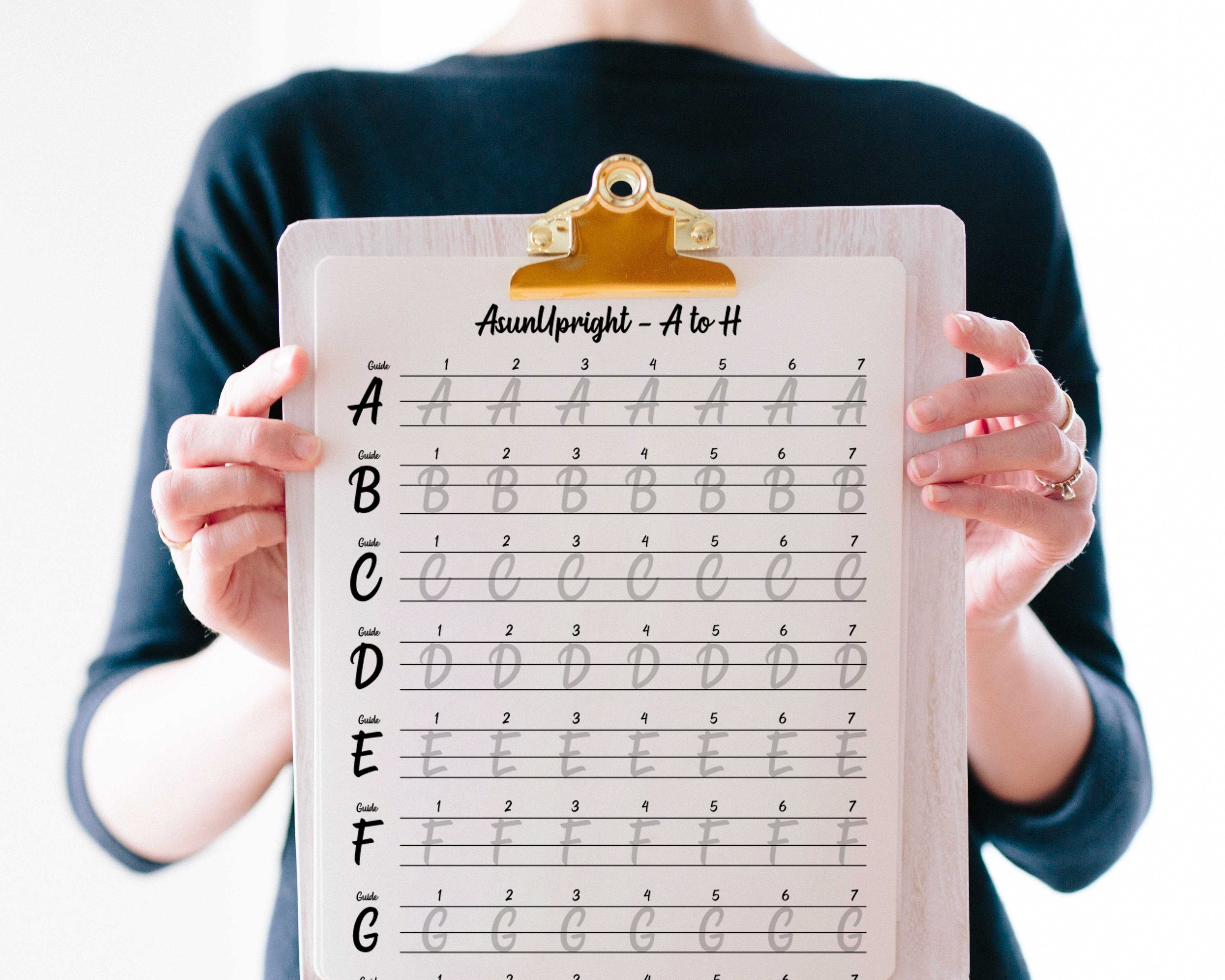 Cursive Alphabet Worksheet Template | Cursive Handwriting Practice for ...