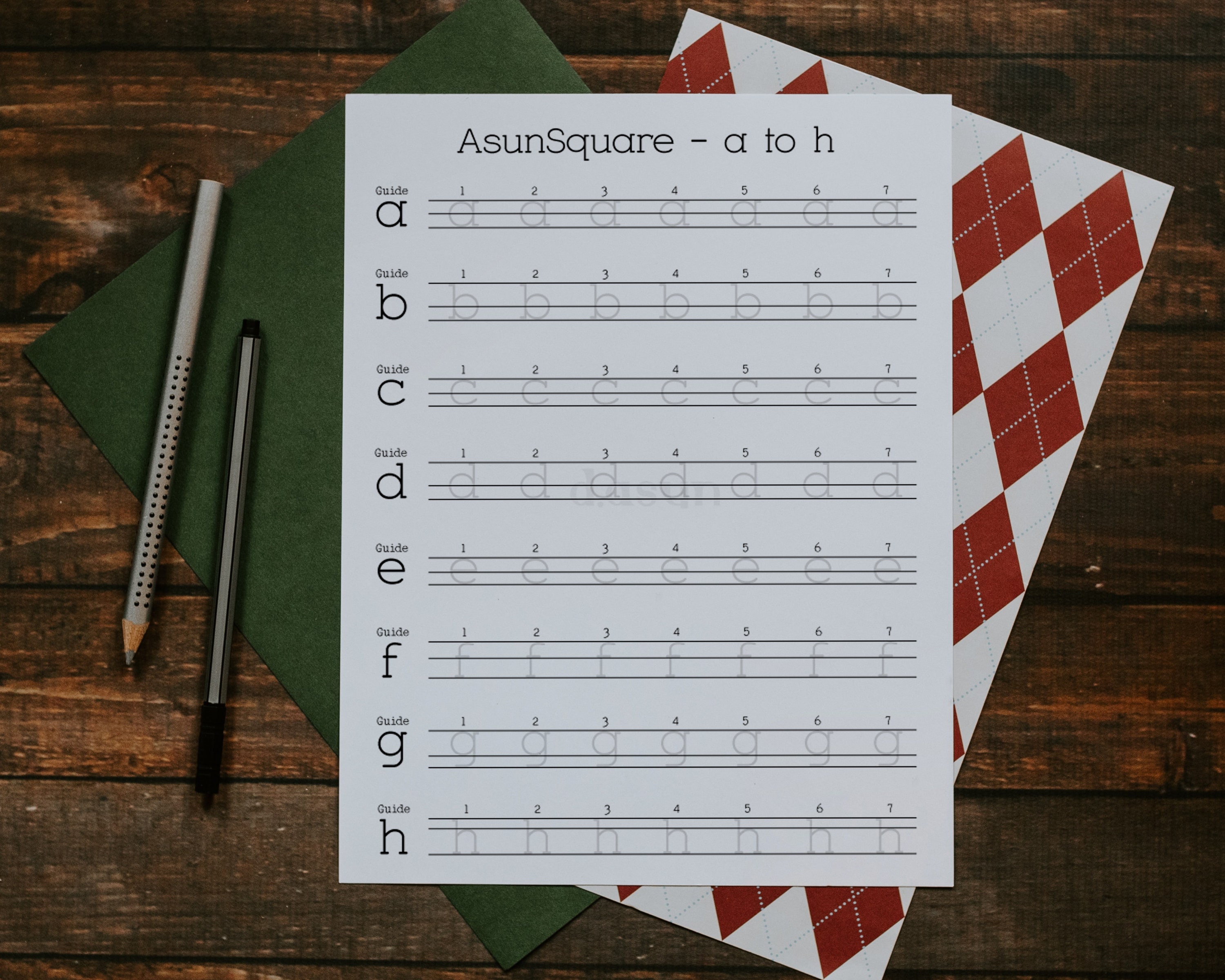 Typewriter Font Alphabet Template, How to Improve Your Handwriting ...