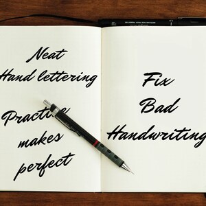 Handwriting Script Worksheet | Script Calligraphy Practice Sheet ...