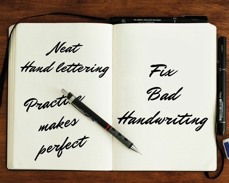 Handwriting Script Worksheet Script Calligraphy Practice Sheet ...